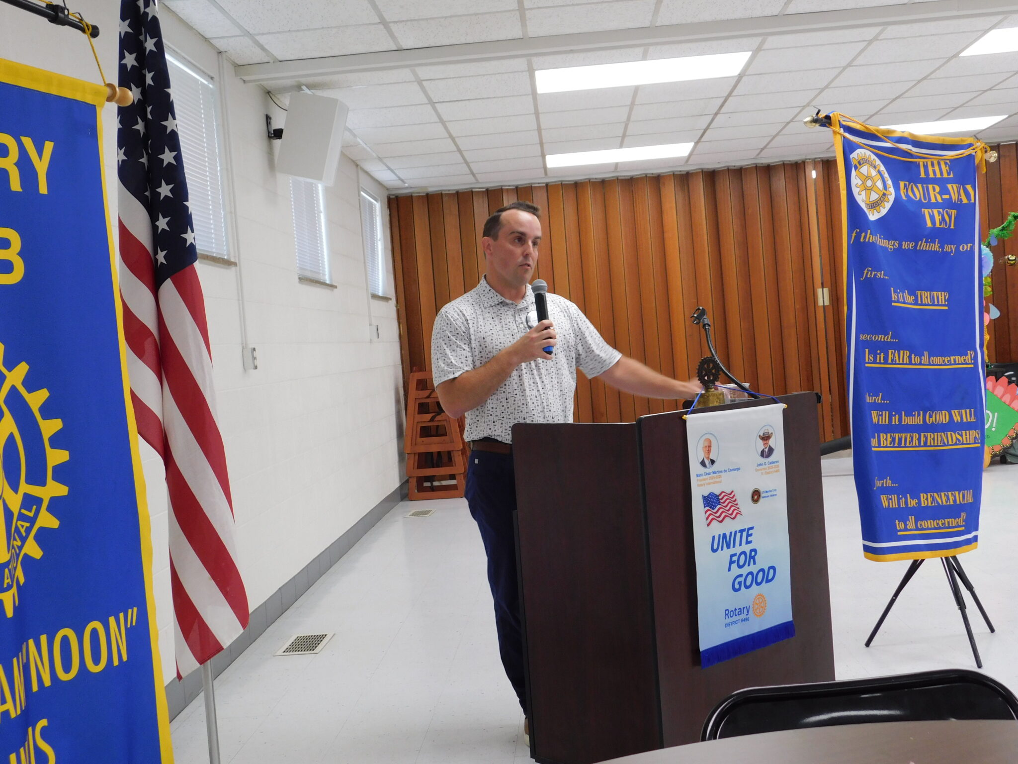 Koester Marks Final Meeting as Effingham Noon Rotary Club President ...