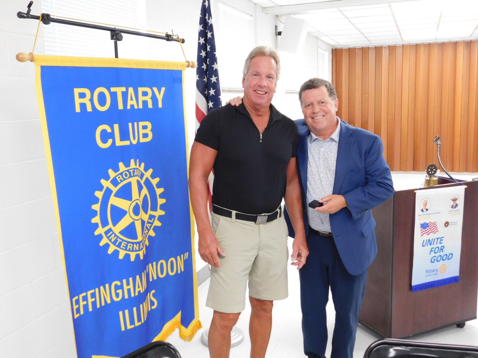 Koester Marks Final Meeting as Effingham Noon Rotary Club President ...