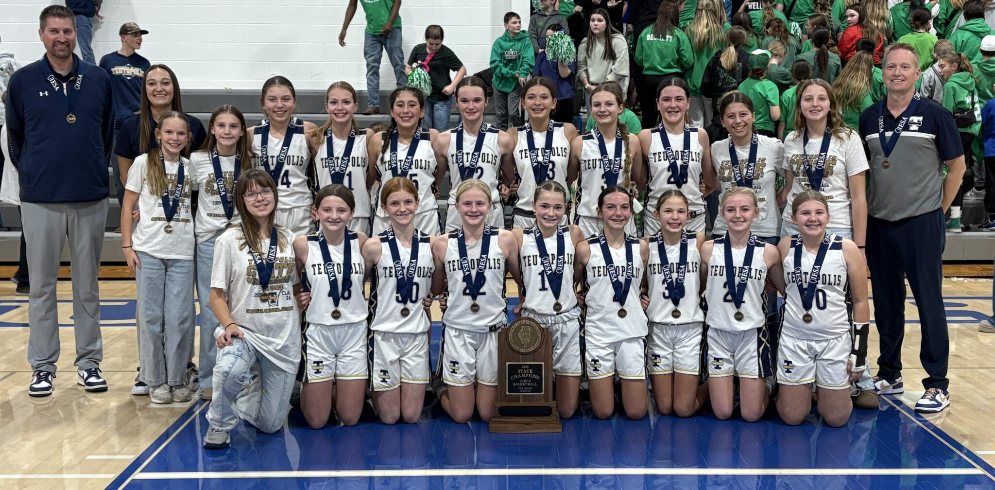 Teutopolis Seventh-Grade Girls Claim Class 7-3A State Basketball ...