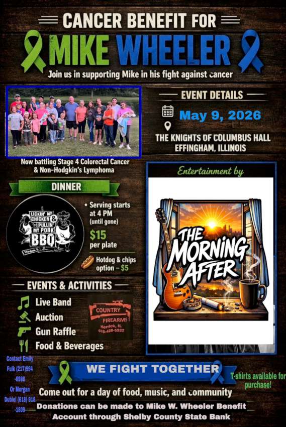 Cancer Benefit for Mike Wheeler - Effingham's News and Sports Leader ...